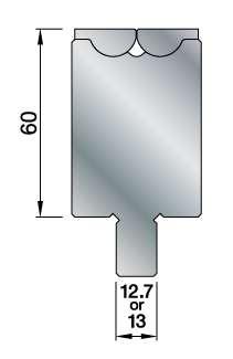 Item # RVT60-2, RVT60 Rolla-V Die On Fab Supply, Inc.